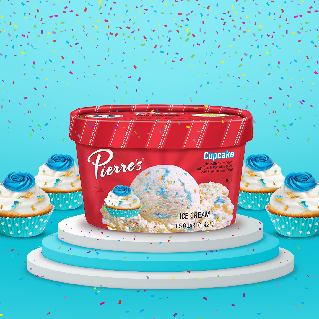 Pierre's Premium Ice Cream - Cupcake - Pierre's Ice Cream