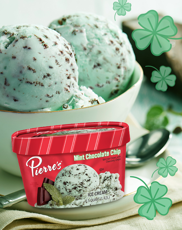 Pierre's Premium Mint Chocolate Chip Ice Cream - Pierre's Ice Cream